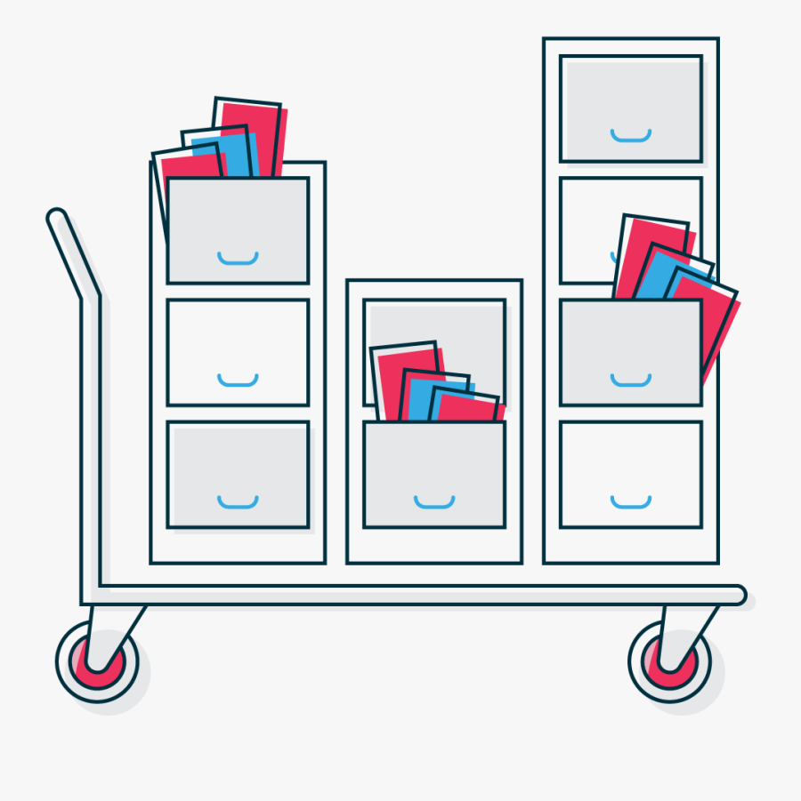 Document Storage Graphic With Typical Items For Document - Chest Of ...