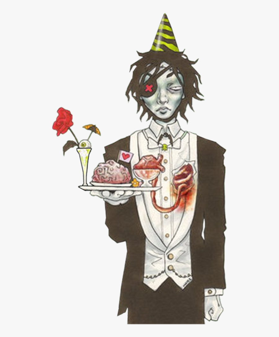 #zombie #waiter #heart#freetoedit - Cartoon , Free Transparent Clipart ...