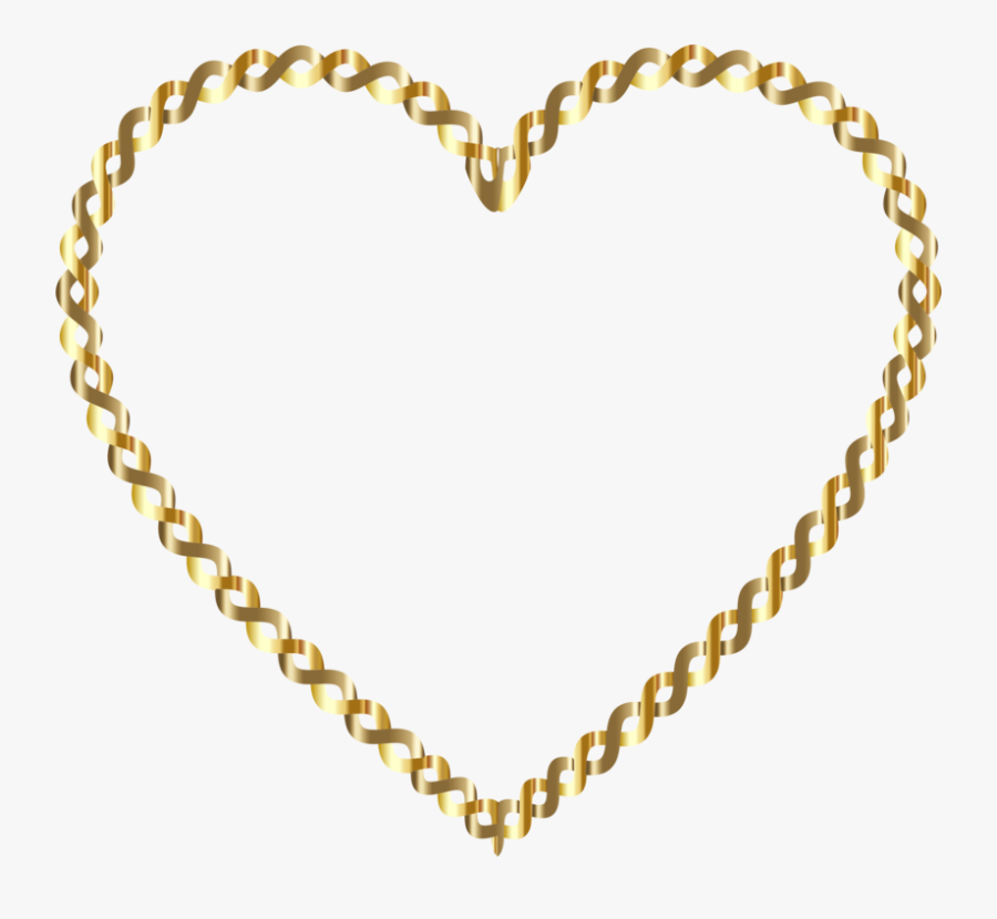 Heart,chain,jewellery - Chain , Free Transparent Clipart - ClipartKey