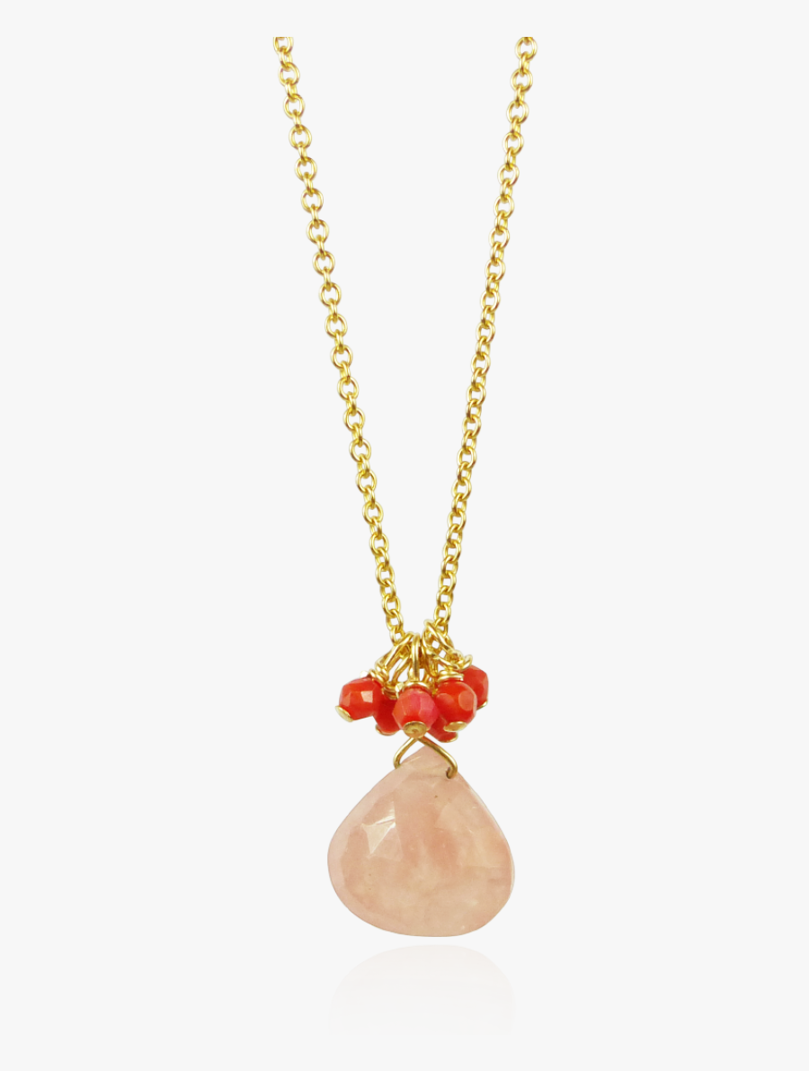 Guava Quartz Pendant - Chain , Free Transparent Clipart - ClipartKey