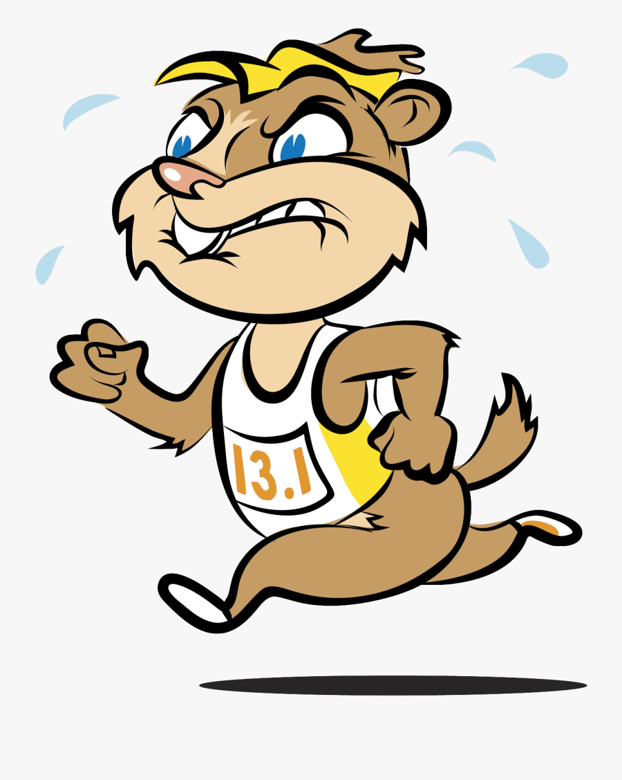 Runner Clipart Marathon - Half Marathon Cartoon , Free Transparent ...