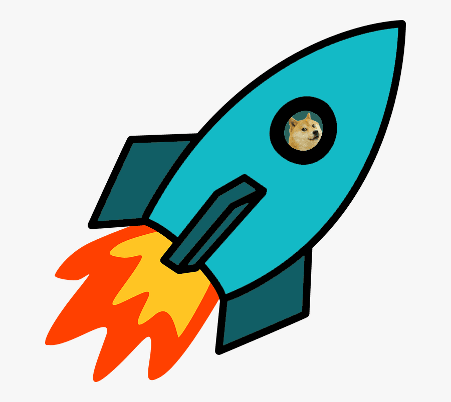 Flying Shibe Rocket - Rocket Clip Art , Free Transparent Clipart ...
