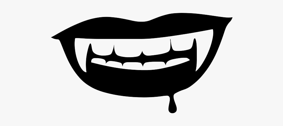 Lips Fangs Bite Vampire Vampires - Vampire Fangs Clipart , Free ...