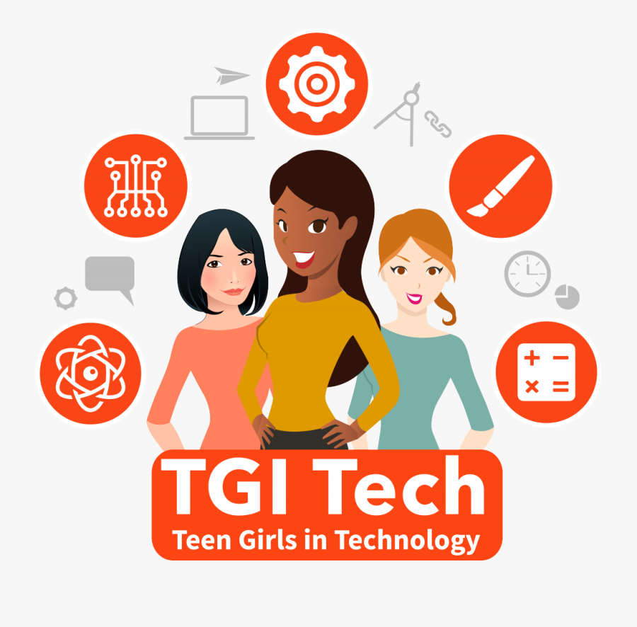 Girls In Technology , Free Transparent Clipart - ClipartKey