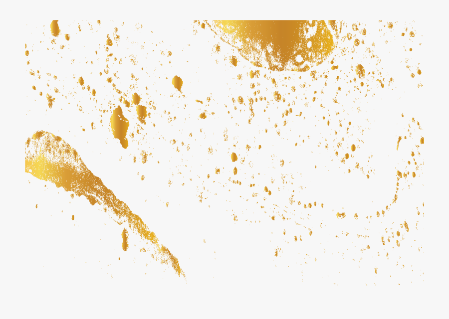 Vector Shading Splash Effect Gold Free Transparent - Gold Paint ...