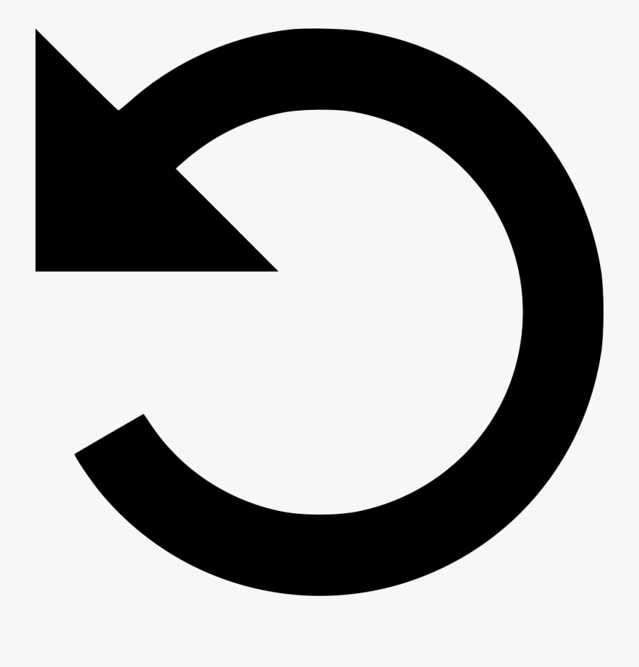 Clip Art,font,black And - Rewind Arrow Icon Png , Free Transparent ...