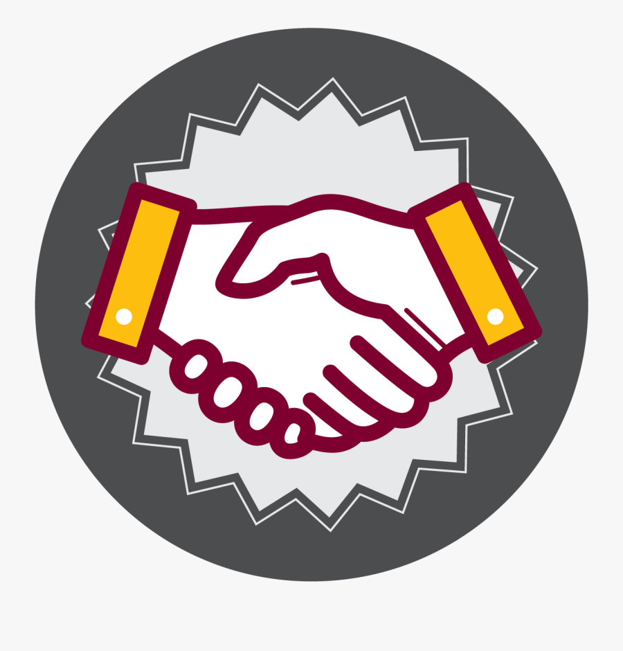 Expand Your Network - Handshake Icon White Transparent , Free ...