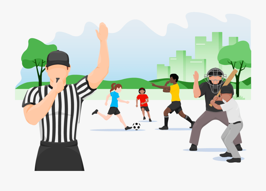 The Future Of Sports Officiating Illustration - Illustration , Free ...