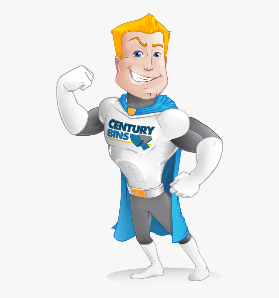 Centurybins-hero - Mr Muscle Cartoon Character , Free Transparent ...