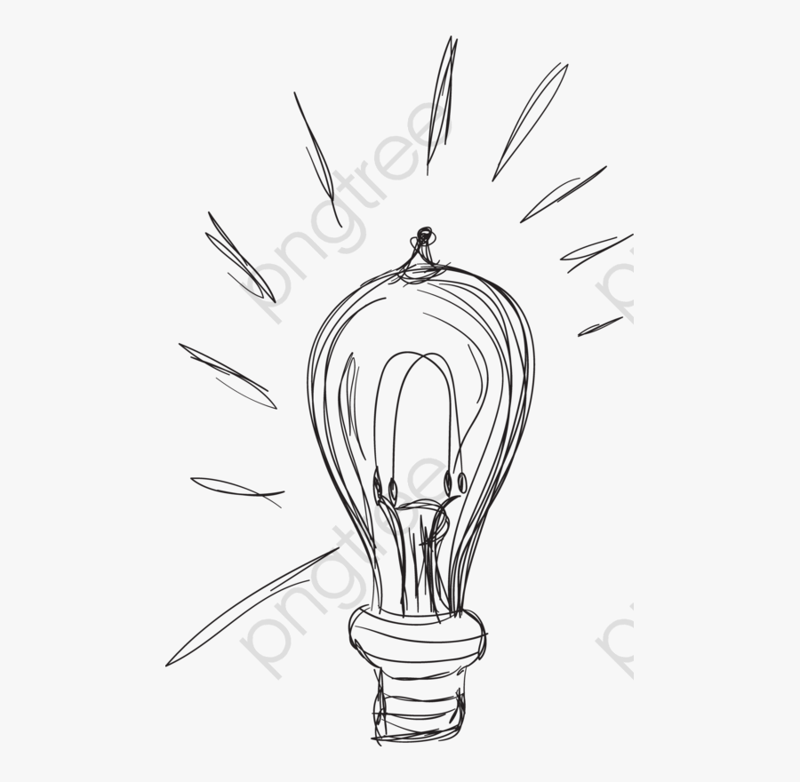Pencil Clipart Bulb - Incandescent Light Bulb , Free Transparent ...
