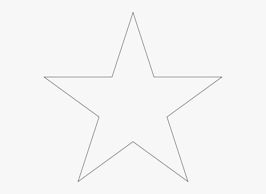 White Star Clipart - Line Art , Free Transparent Clipart - ClipartKey