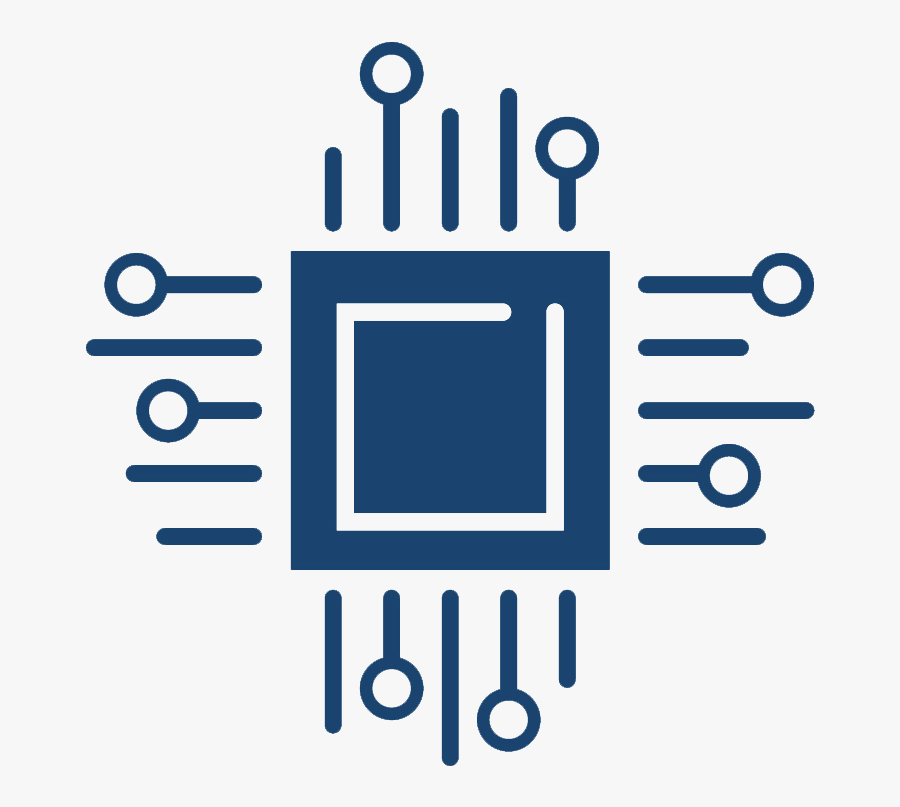 Computer Chip Icon - Industrial Value Chain Initiative , Free ...