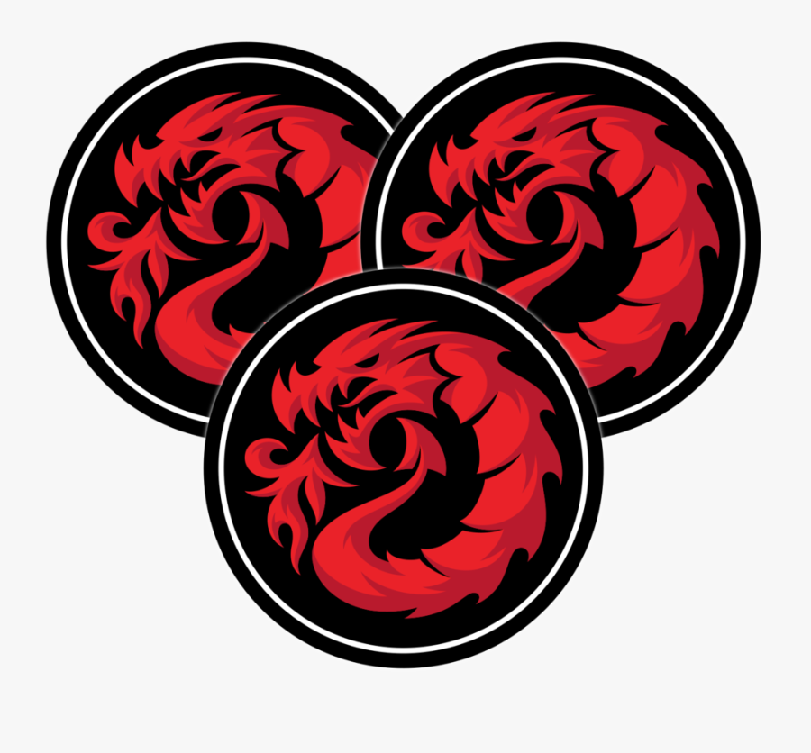 Red Dragon Round Emblem , Free Transparent Clipart - ClipartKey
