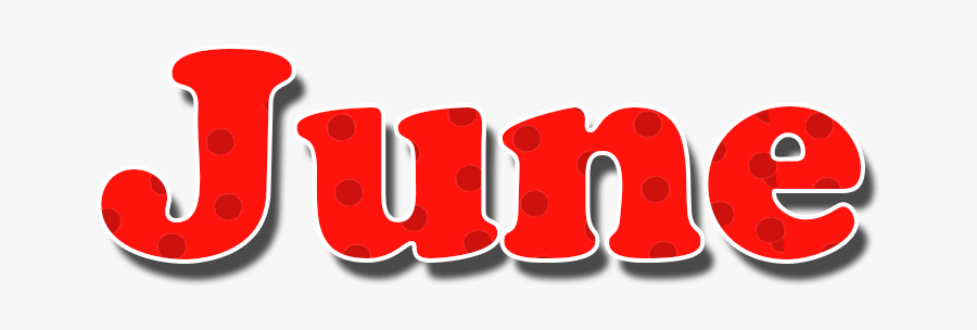 June Name , Free Transparent Clipart - ClipartKey