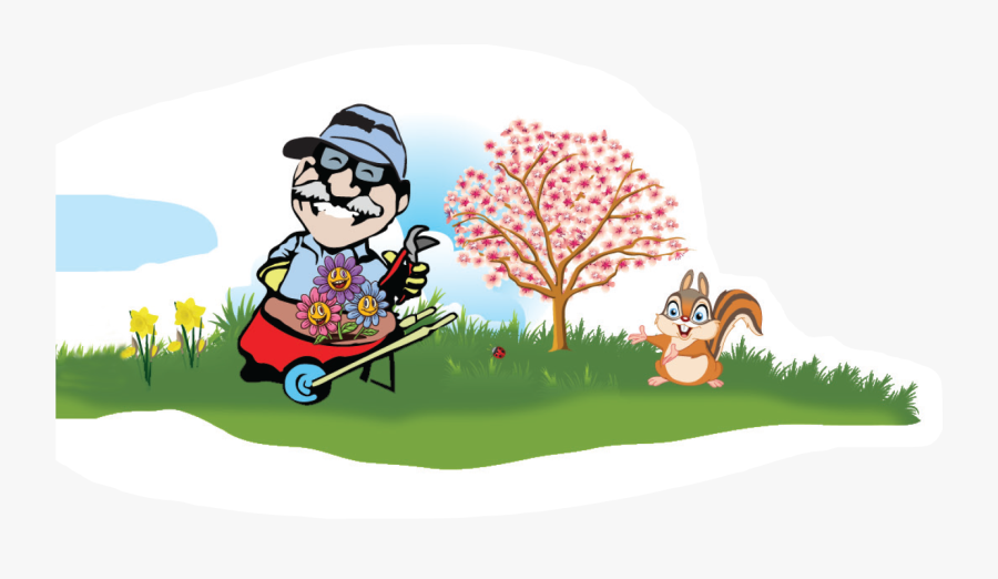Lawn Care Clipart Yard Cleaning - Landscape Maintenance Cartoon Jpg ...