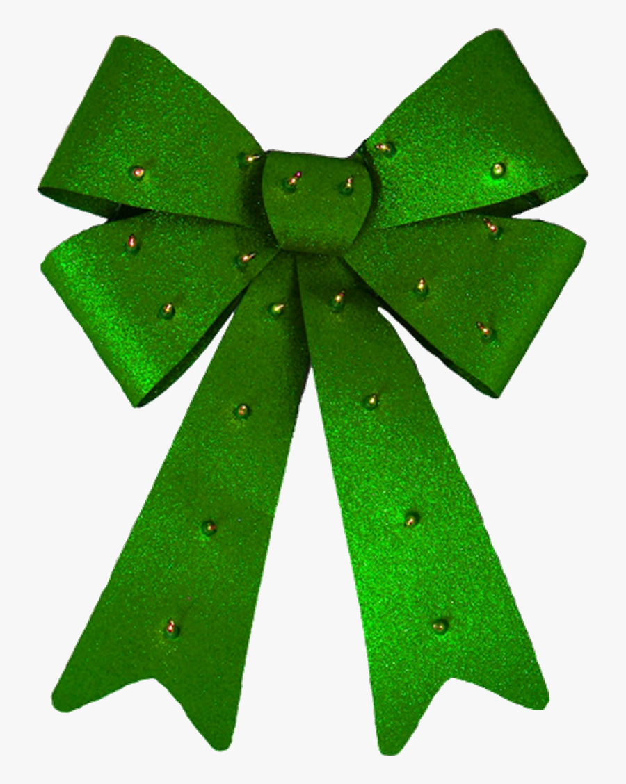 Transparent Bow Clip Art - Christmas Green Ribbon Art , Free ...