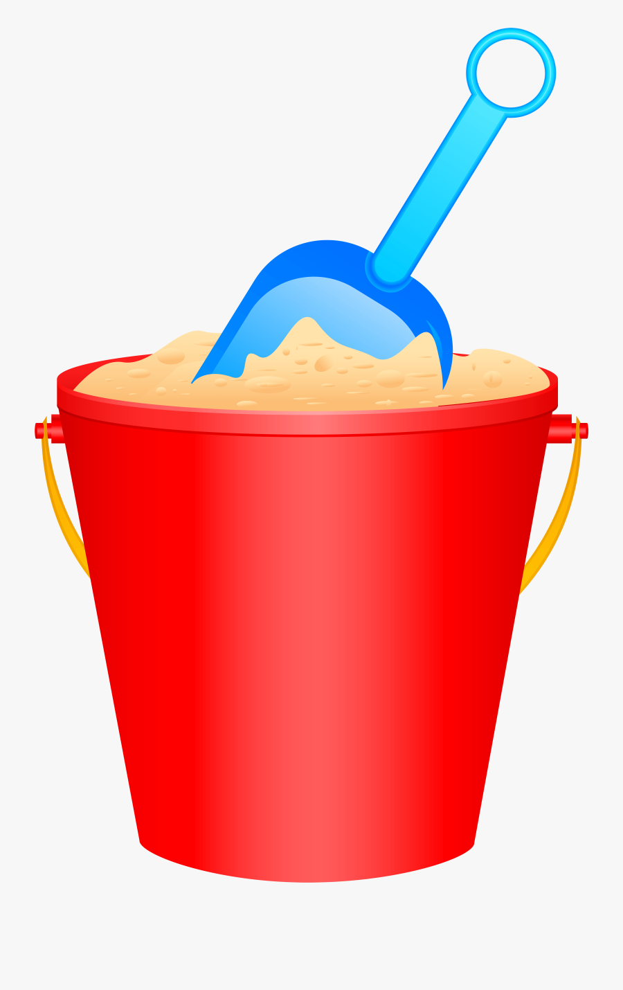 Beach Bucket And Shovel Clip Art Web Clipart Png - Bucket And Shovel ...