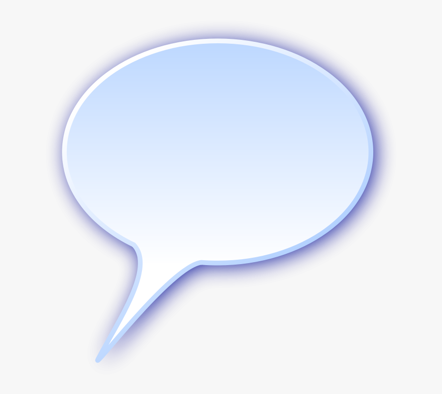 3d Rounded Speech Bubble - Word Bubbles Clip Art , Free Transparent ...