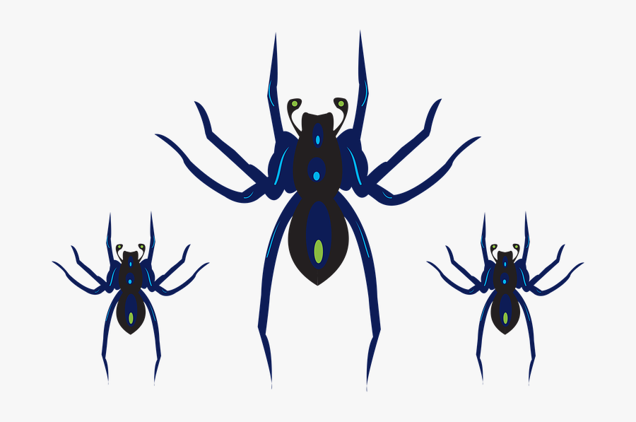 Clipart, Spider, Halloween, Scary, Horror, Black - Halloween , Free ...