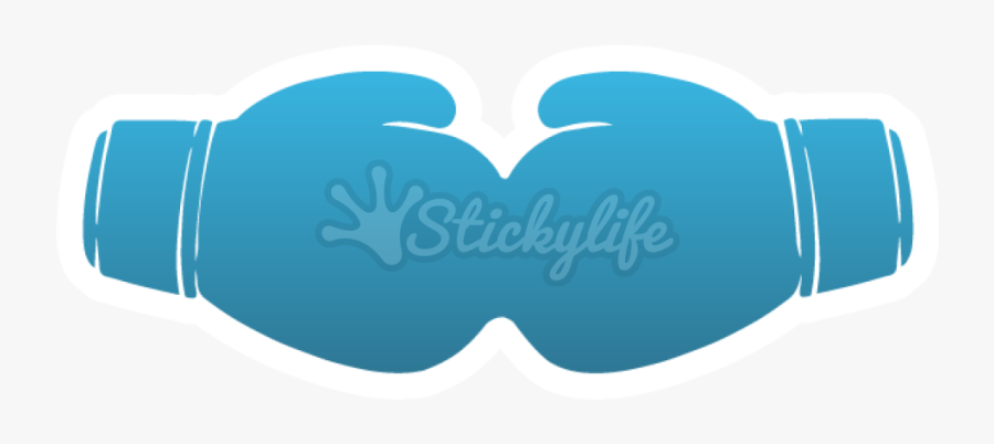 Boxing Gloves Decal - Label , Free Transparent Clipart - ClipartKey