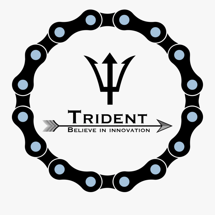 Trident Circle Chain Blue Logo , Free Transparent Clipart - ClipartKey