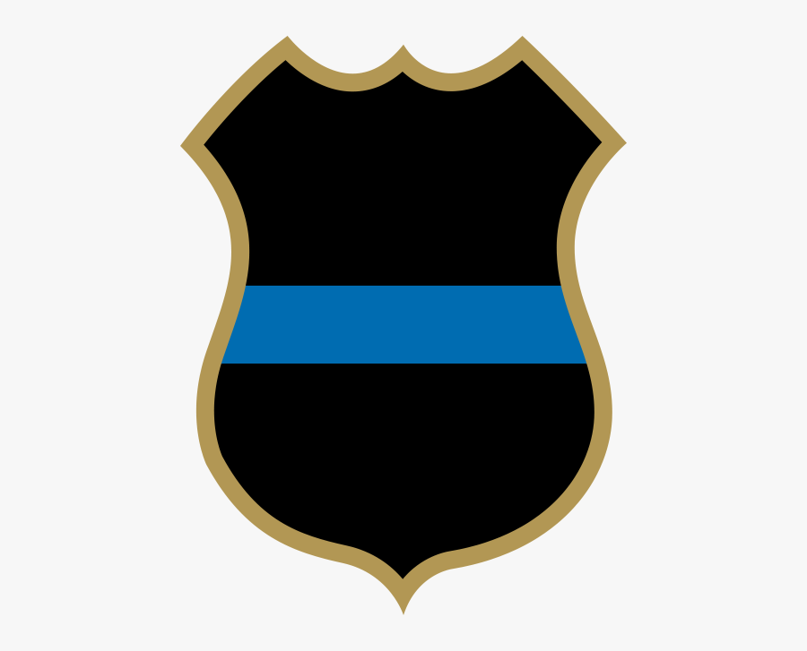 Blue Line Police Badge , Free Transparent Clipart - ClipartKey