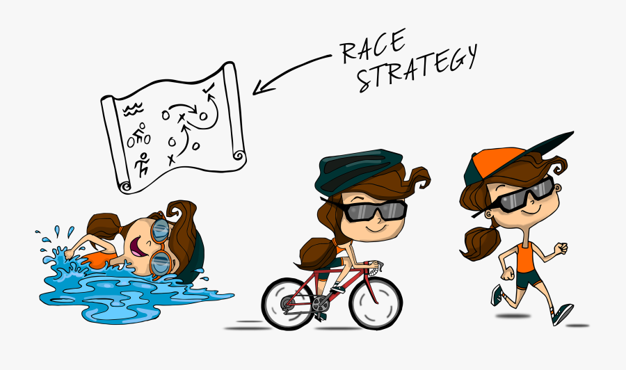 Triathlete Cartoon , Free Transparent Clipart - ClipartKey