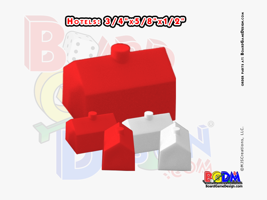 Monopoly Hotels - Game Board Players Pieces , Free Transparent Clipart ...