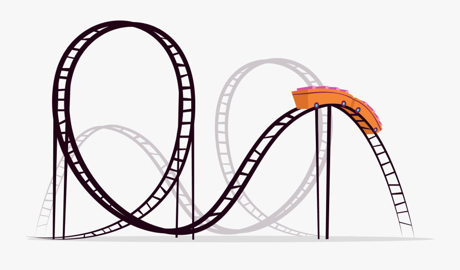 Rollar Coaster - Parque De Diversões Desenho , Free Transparent Clipart ...