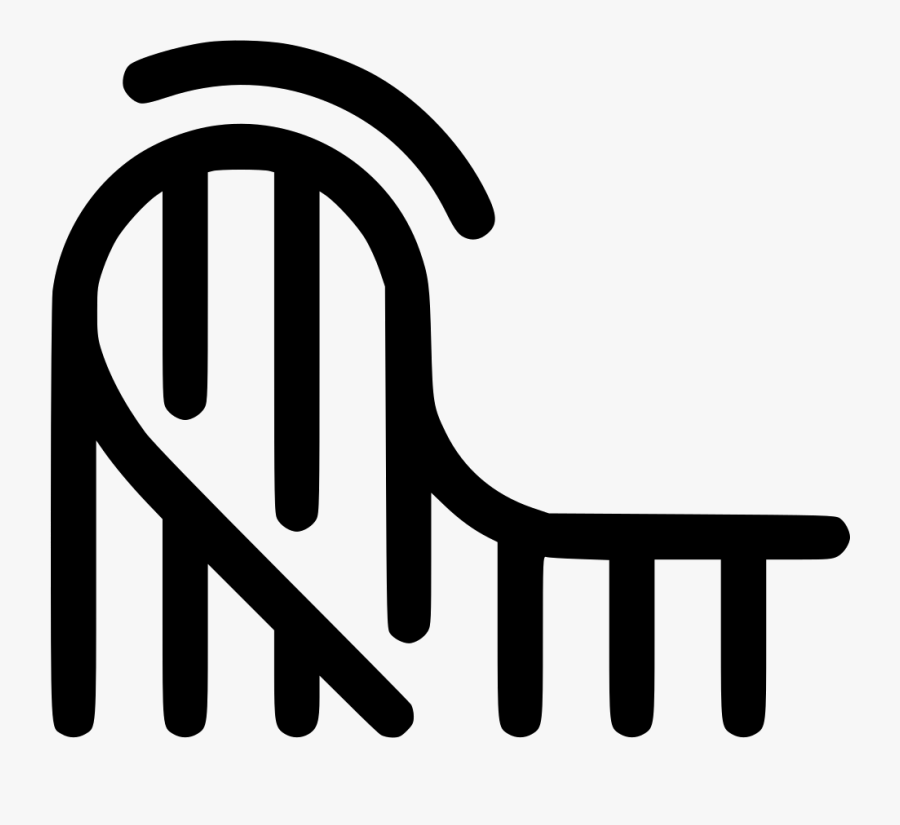 Rollercoaster - Roller Coaster Icon Png , Free Transparent Clipart ...