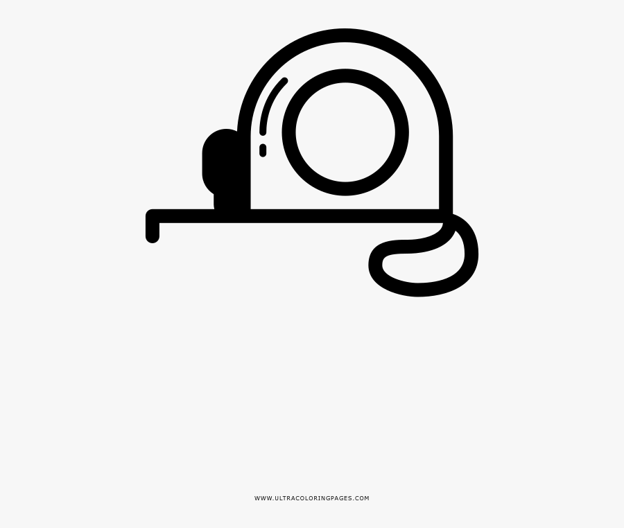 Measuring Tape Coloring Page - Circle , Free Transparent Clipart ...