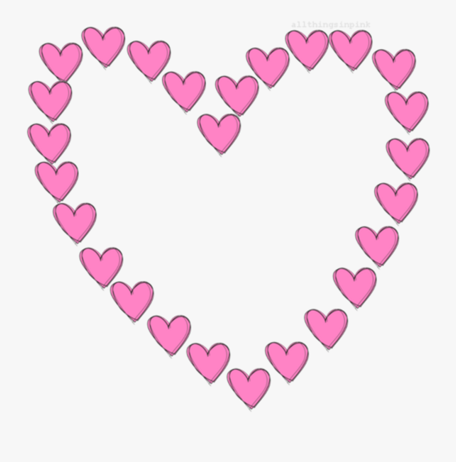 Png Hearts Tumblr Overlay , Free Transparent Clipart - Clipartkey