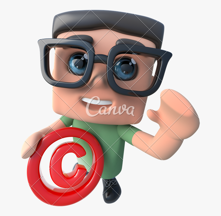 Clip Art Funny Geek Photos By - Nerd Character 3d , Free Transparent ...