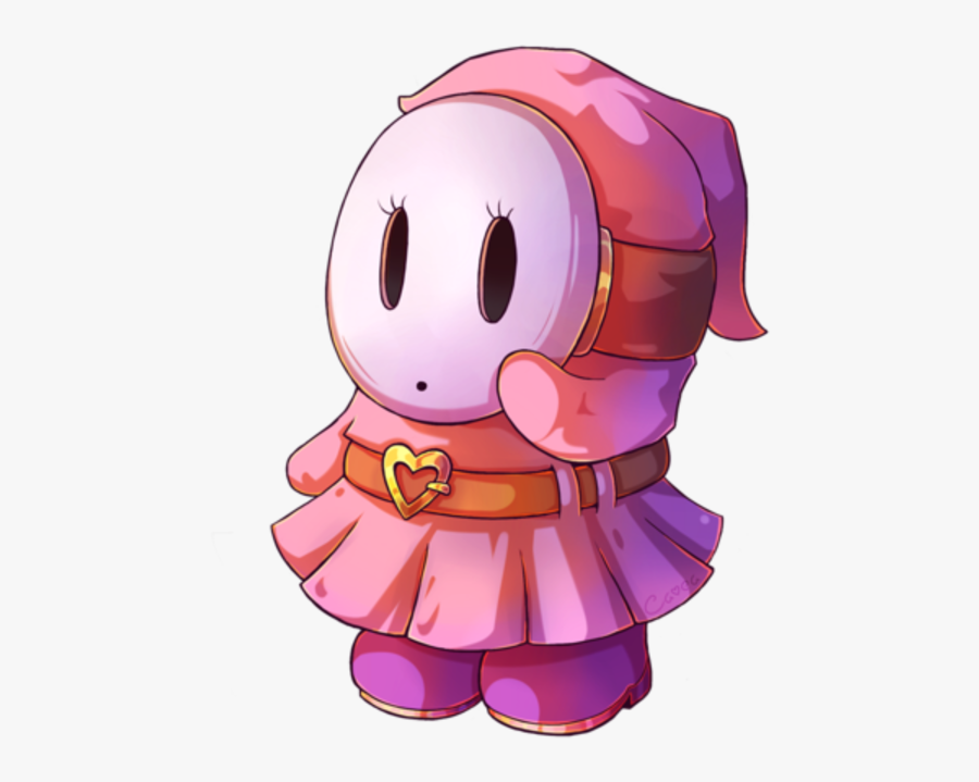 Mario Pink Nose Vertebrate Purple Cartoon Fictional - Pink Shy Guy ...