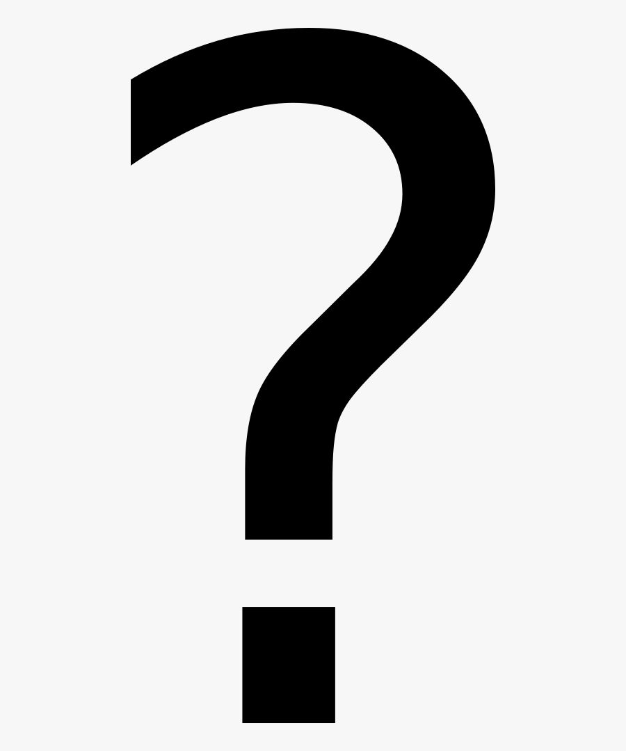 Plain Black Question Mark , Free Transparent Clipart - ClipartKey
