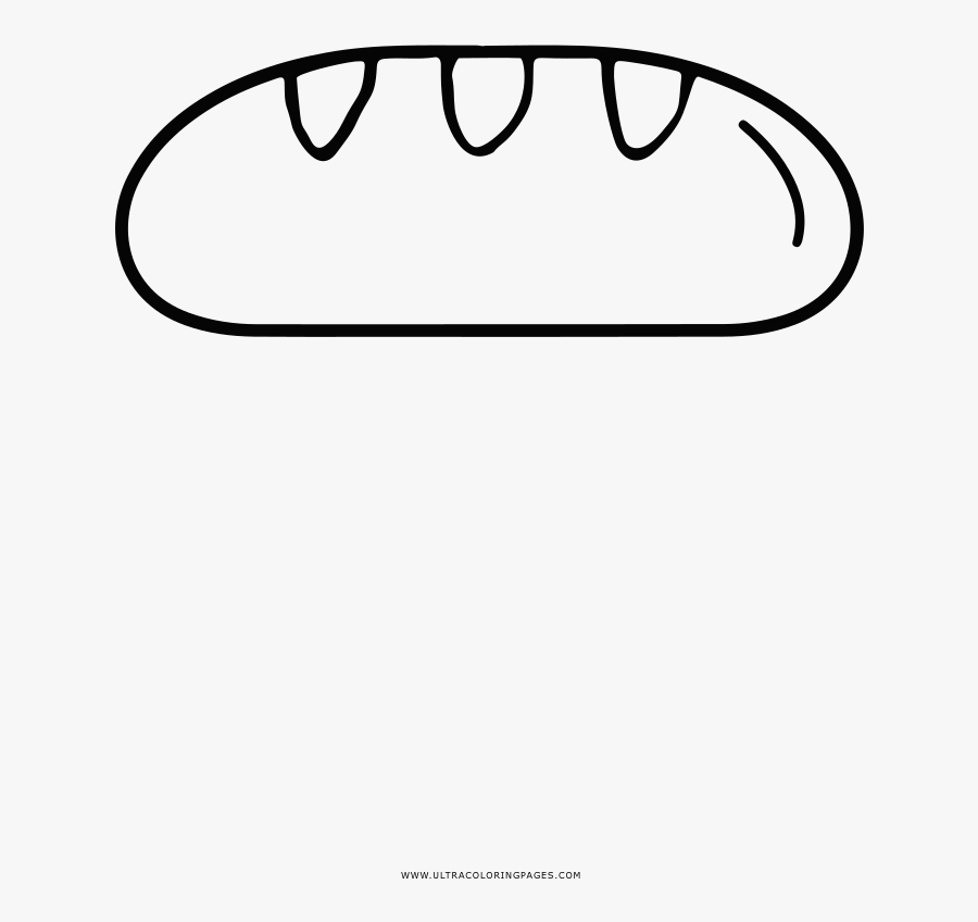 Baguette Coloring Page - Line Art , Free Transparent Clipart - ClipartKey