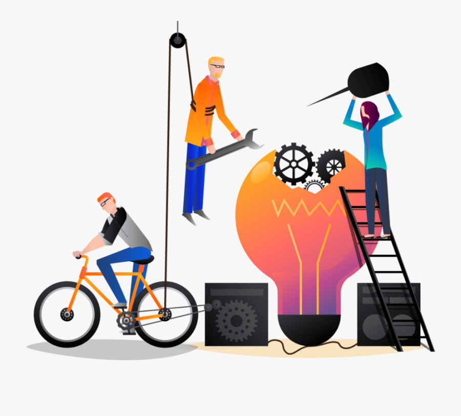 Services - Hybrid Bicycle , Free Transparent Clipart - ClipartKey