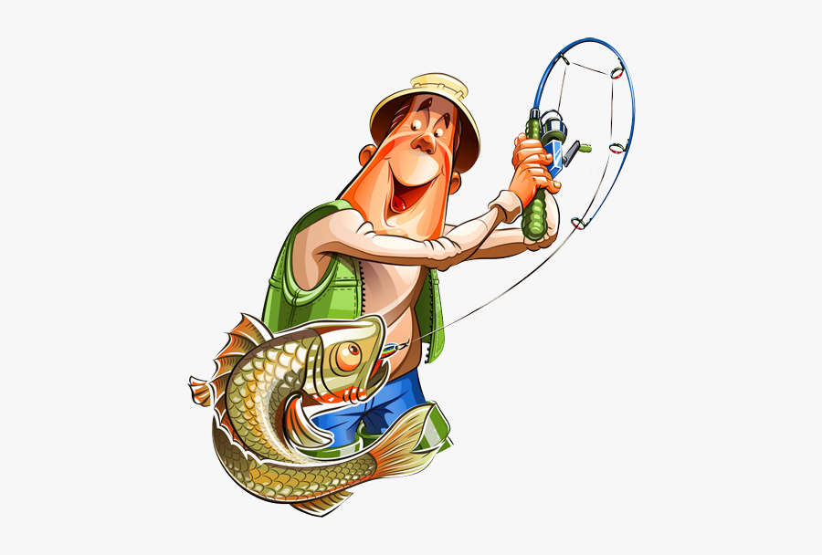 Fisher-champion - Cartoon Fishing , Free Transparent Clipart - ClipartKey
