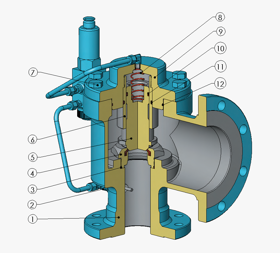 9500 Main Valve Bom , Free Transparent Clipart - ClipartKey
