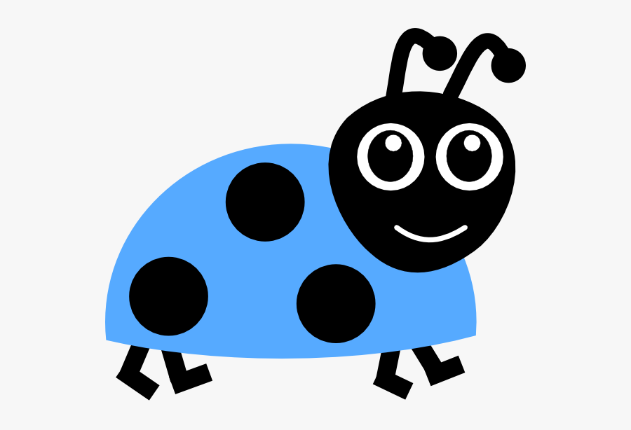 Blue Ladybug Cartoon , Free Transparent Clipart - ClipartKey