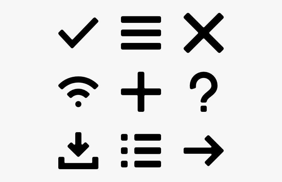 Flat Lines - Lines Icon Transparent , Free Transparent Clipart - ClipartKey