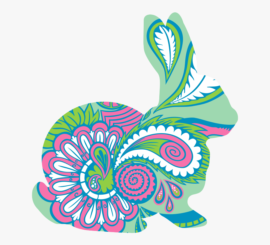 Paisley Rabbit Vinyl Decal - Paisley Rabbit , Free Transparent Clipart ...