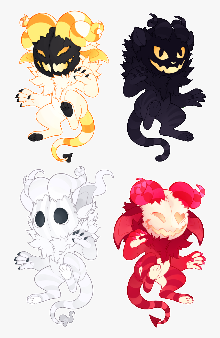 Jack O Lantern Imps - Cute Imps , Free Transparent Clipart - ClipartKey