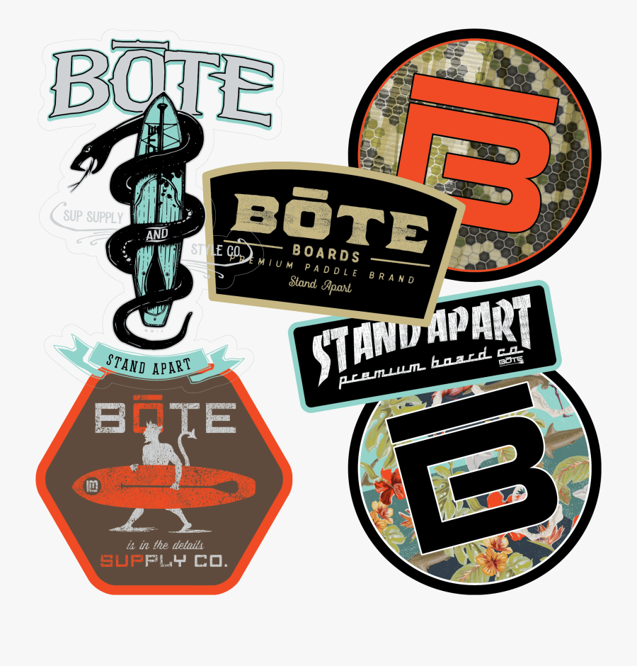 Bote Sticker Pack - Emblem , Free Transparent Clipart - ClipartKey