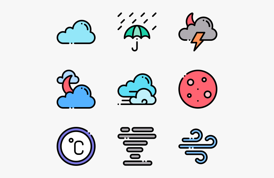 Weather - Iconos De Clima Png , Free Transparent Clipart - ClipartKey