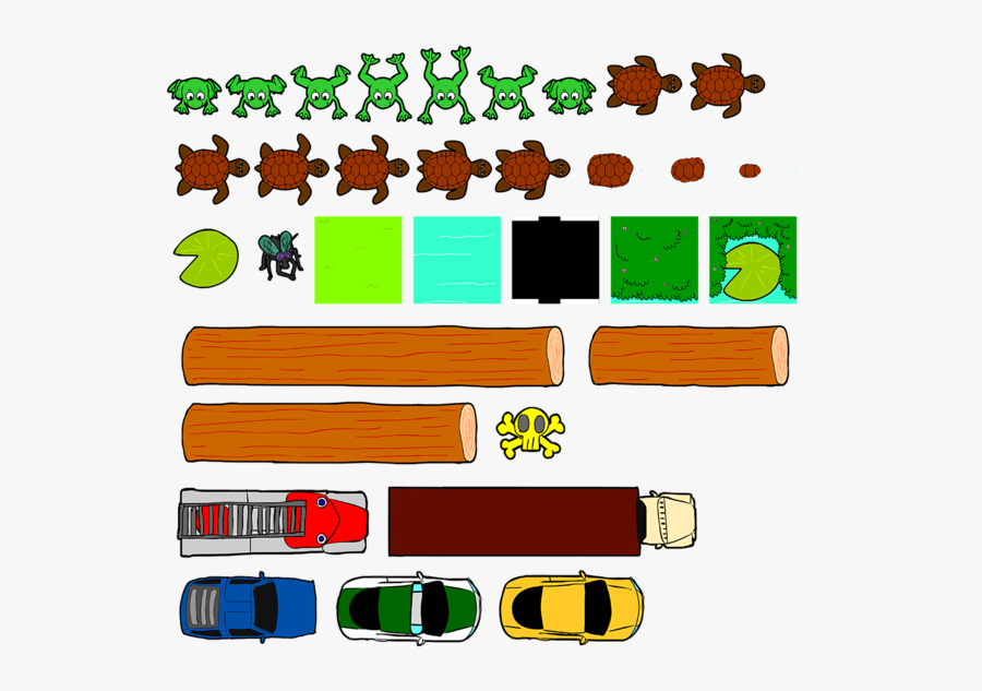 Frogger Sprite Sheet , Free Transparent Clipart - ClipartKey