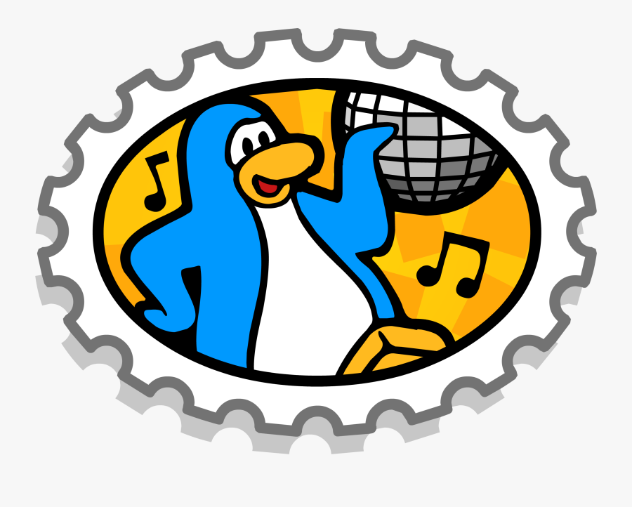 Party Stamp Club Penguin - Club Penguin Clock Stamps , Free Transparent ...