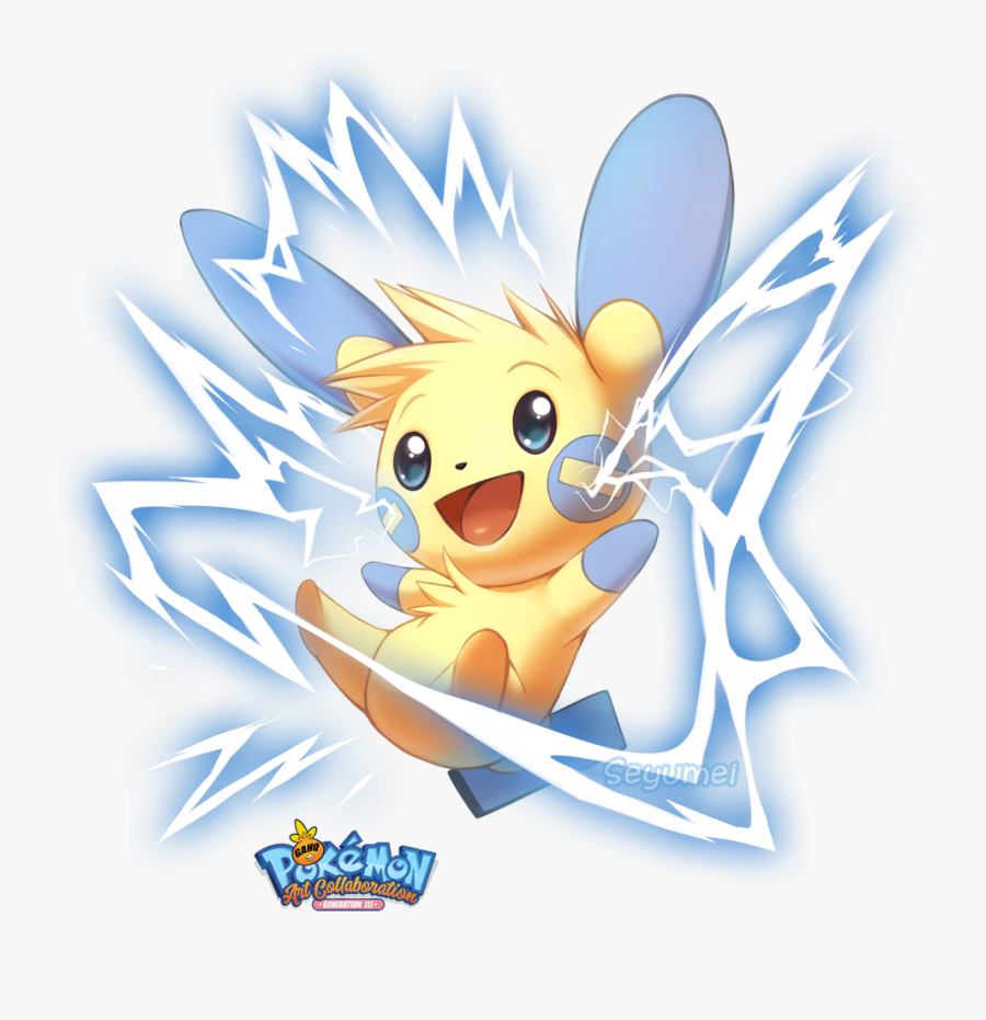 Minun Pokemon Fan Art , Free Transparent Clipart - ClipartKey
