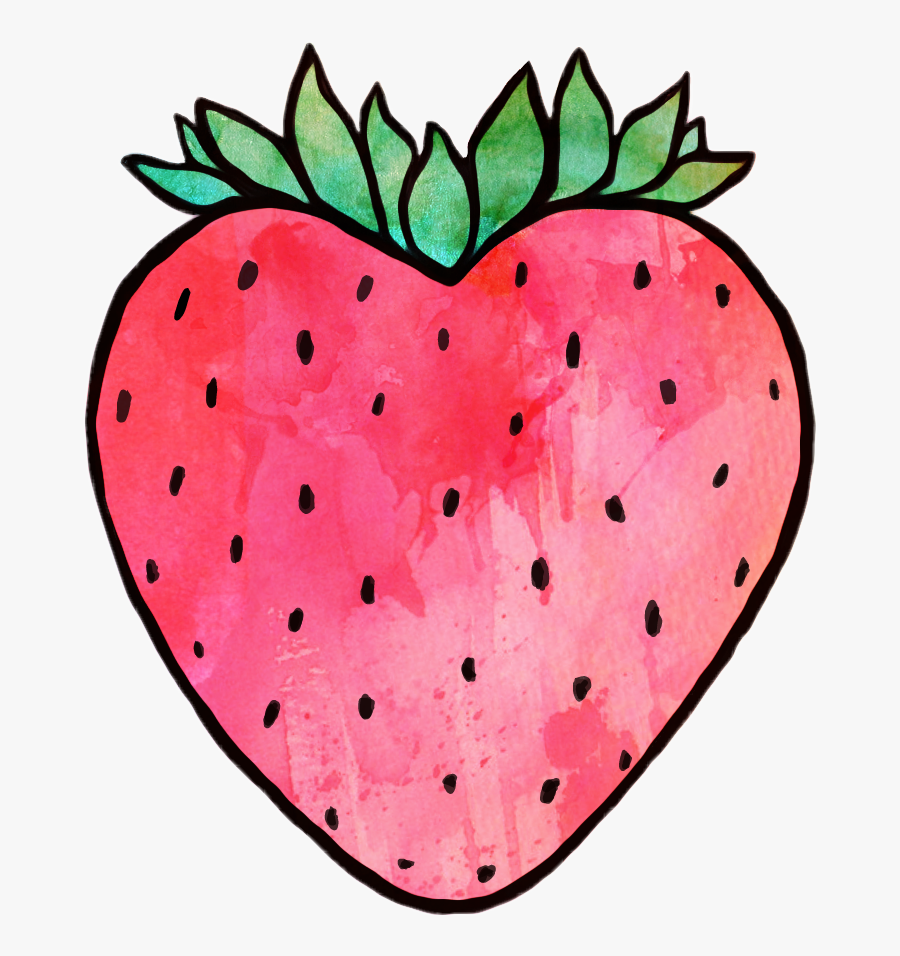 Hand Drawn Png Strawberry , Free Transparent Clipart - ClipartKey