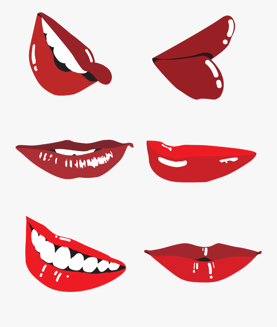 Laughter, Smile, Outline, Lips, Beauty, Vector - Lips Outline , Free ...